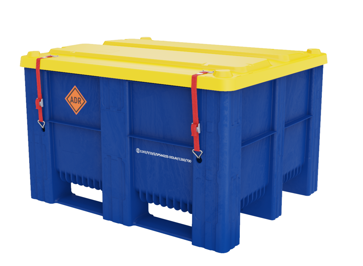 UN Containers for hazardous goods / Plastic Pallet-containers ...