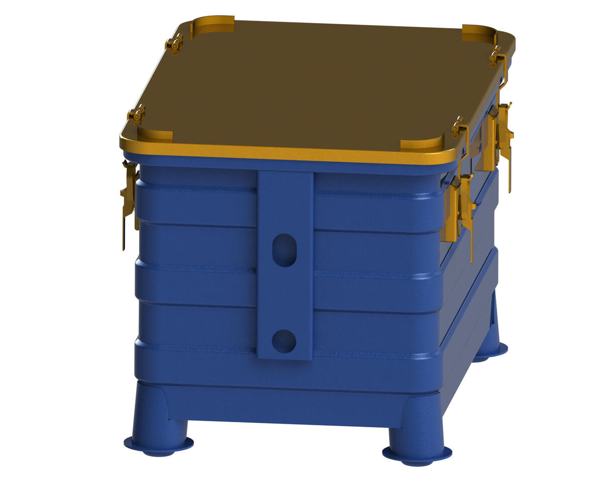 Lid + Locking (on long side 2+2) - an optional for Storbox - Accon